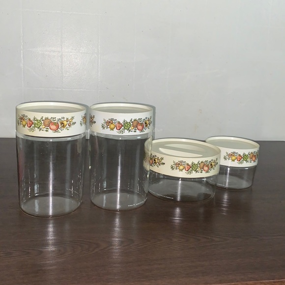 Pyrex | Kitchen | Vintage Pyrex Ware Spice Of Life Store N See Glass ...